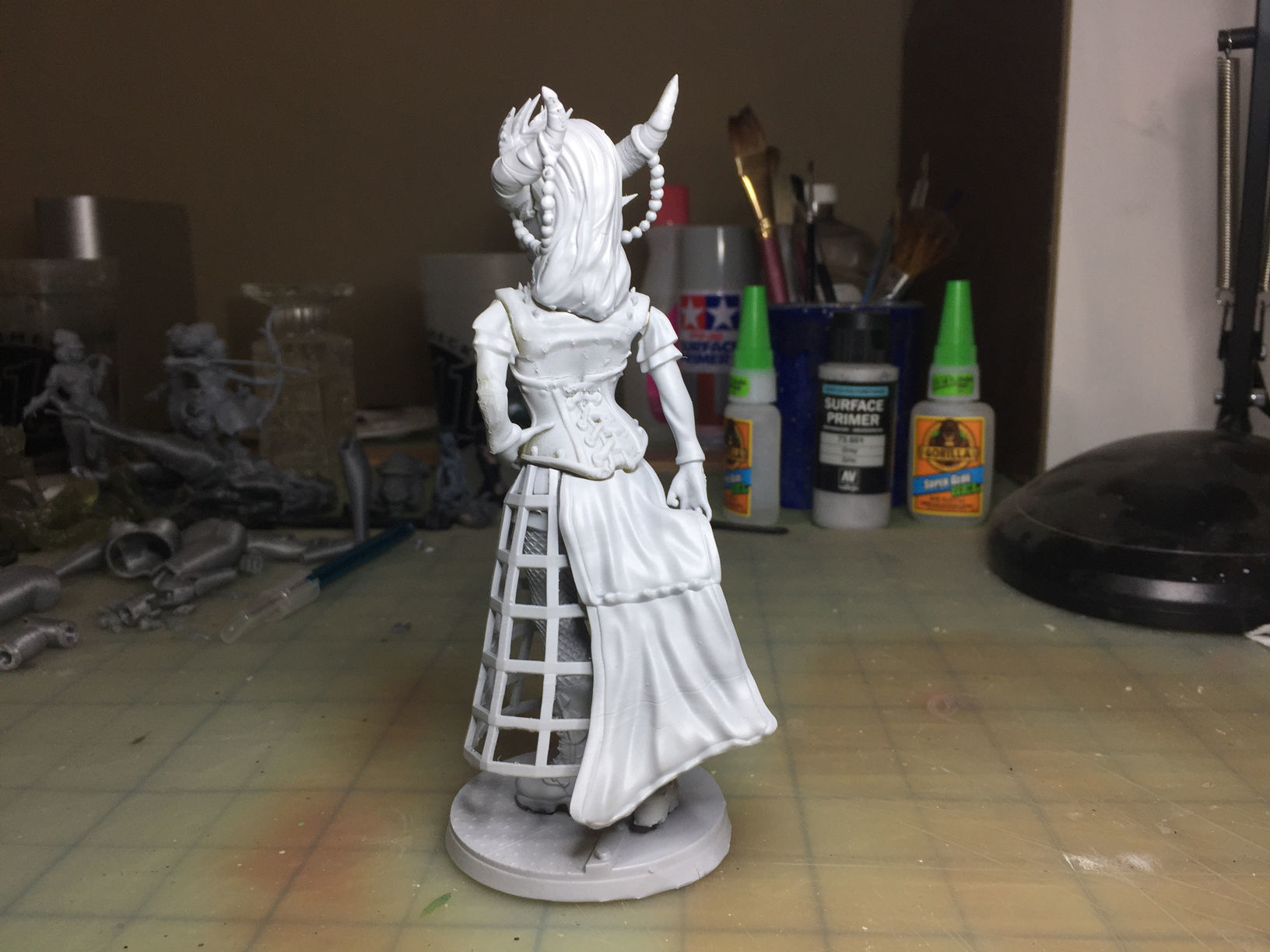 Gothic Girl Pinup 3D print model - FREE free 3D model 3D printable ...