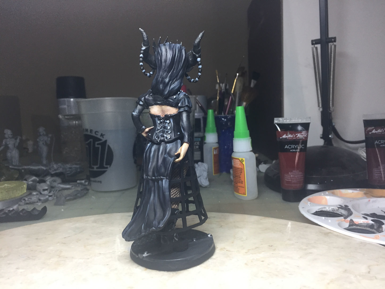 Gothic Girl Pinup 3D print model - FREE free 3D model 3D printable ...