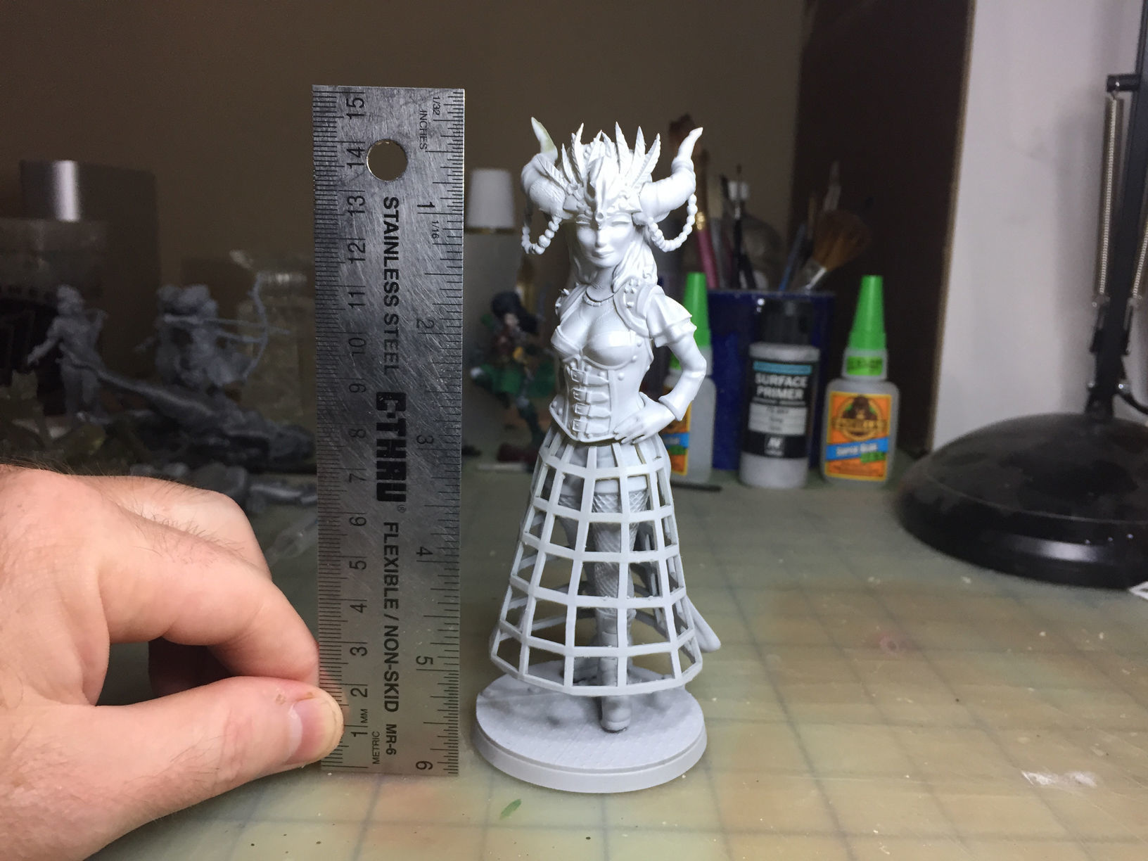 Gothic Girl Pinup 3D print model - FREE free 3D model 3D printable ...