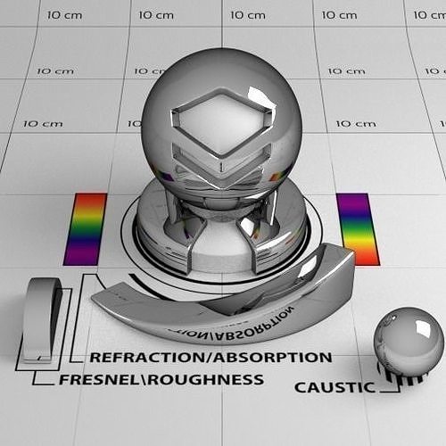Texture Chrome Shader VR / AR / low-poly | CGTrader