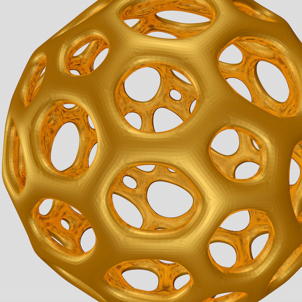 Sphere Ball Voronoi Free 3d Print Model by KTkaRAJ 3D model 3D ...