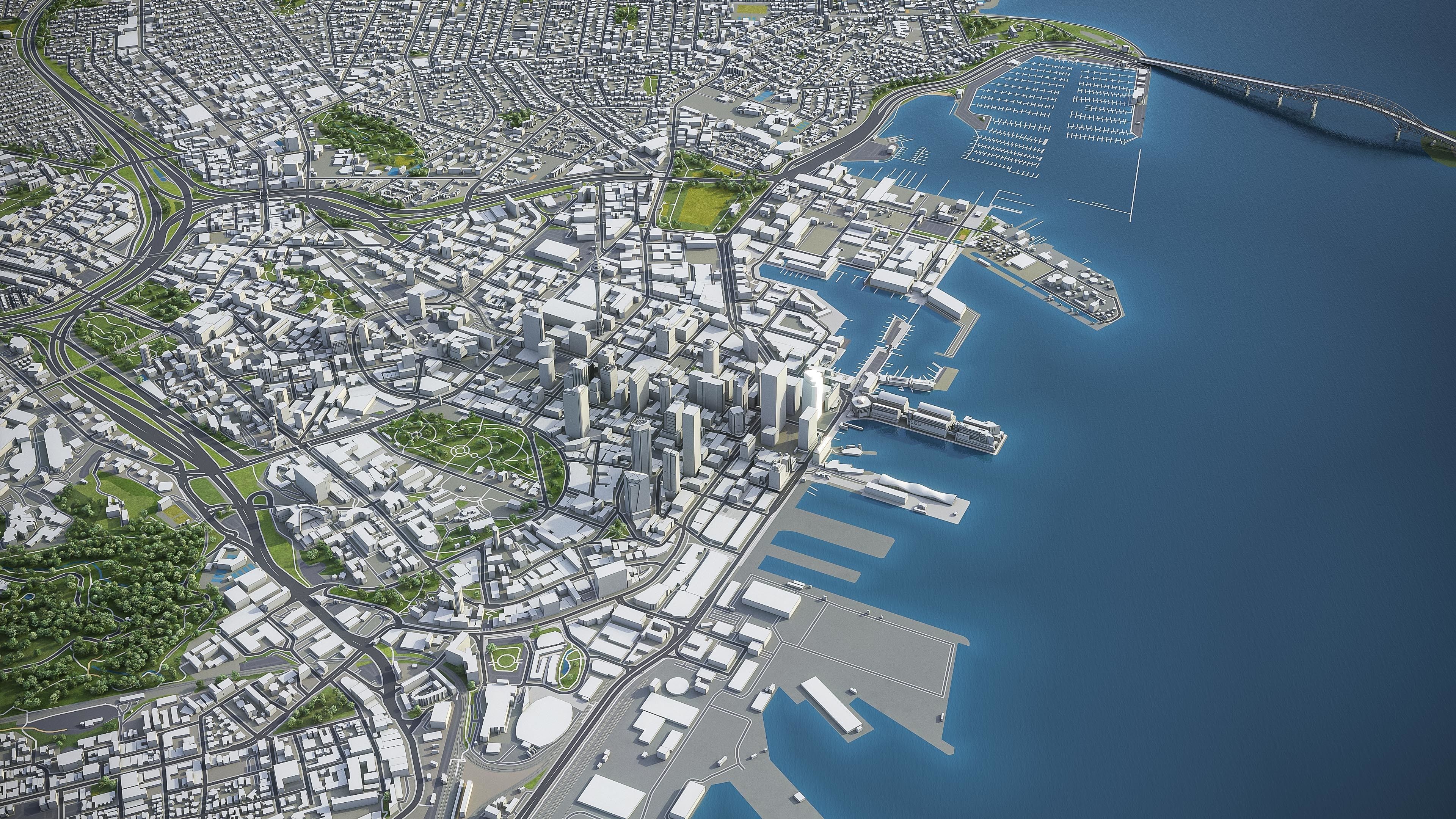 3D model Auckland VR / AR / low-poly | CGTrader
