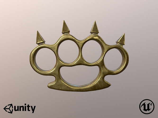 3D model Brass knuckles game ready VR / AR / low-poly | CGTrader