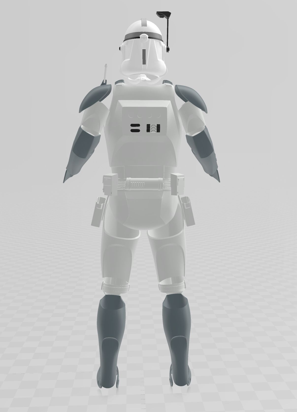 Star Wars Clone Commander Wolffe Full Armor 3D model 3D printable ...