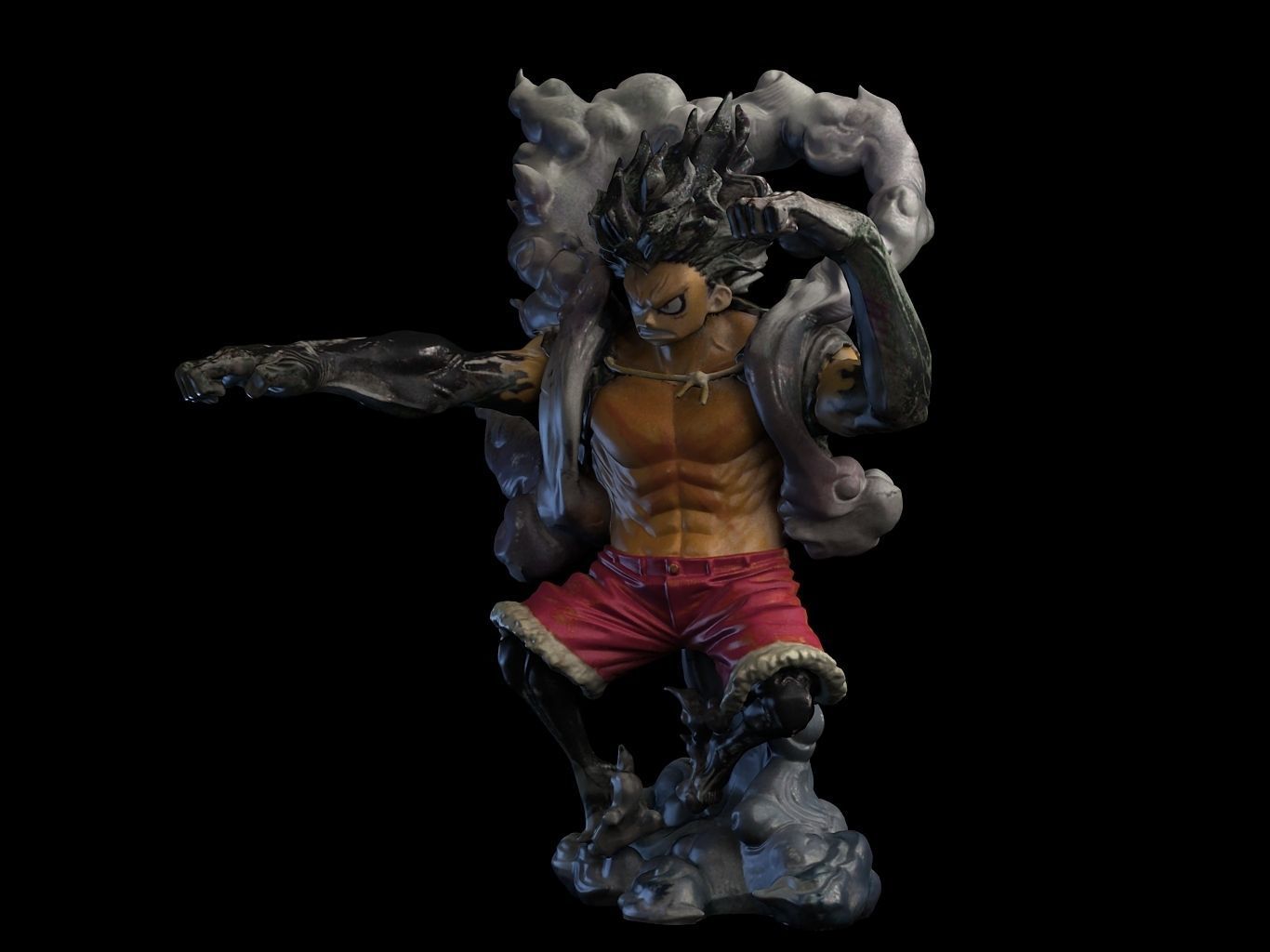 Luffy Gear4 SnakeMan 3D model | CGTrader