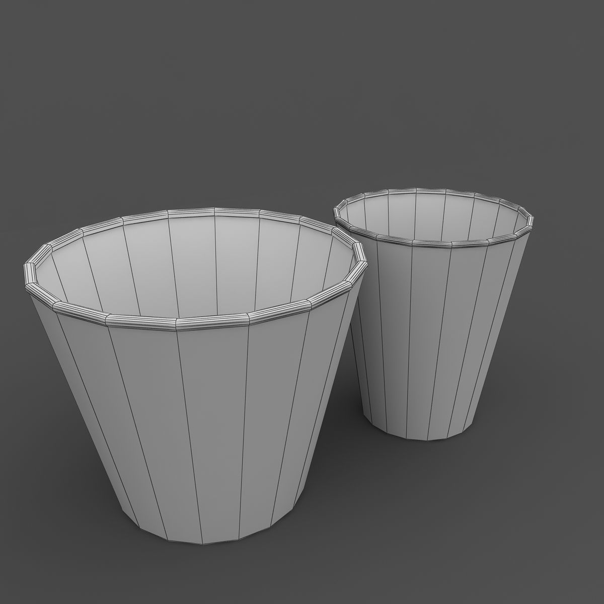 Popcorn Bucket 3D model | CGTrader
