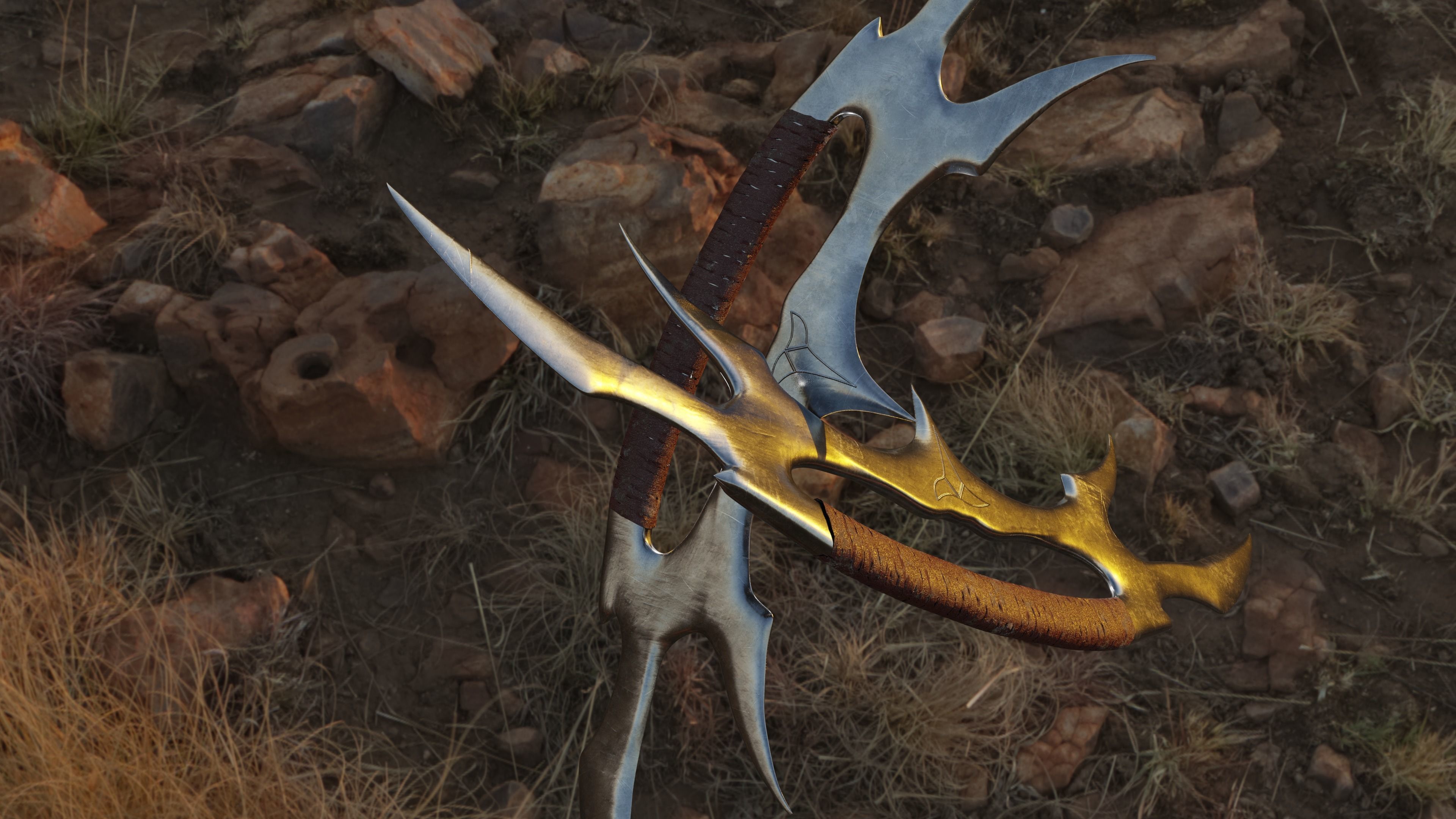 Klingon Bat leth - The Sword of Kahless 3D model | CGTrader