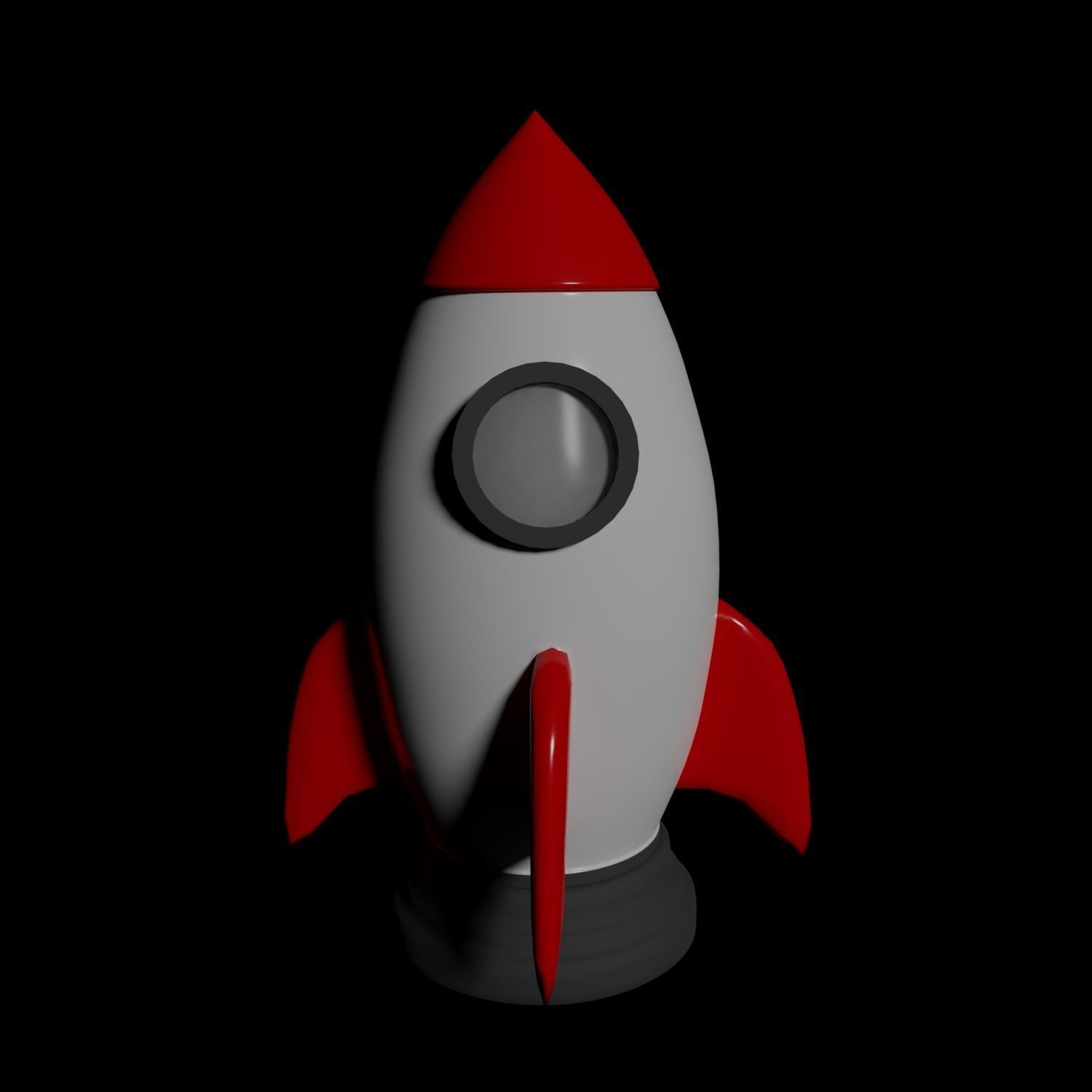 3D model Rocket Ship VR / AR / low-poly | CGTrader