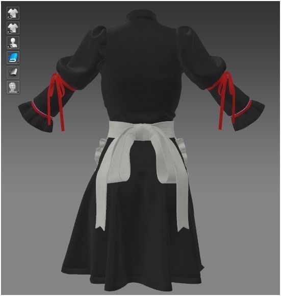 Marvelous Designer Clothes - 11 Nier Automata Outfit 3D model | CGTrader