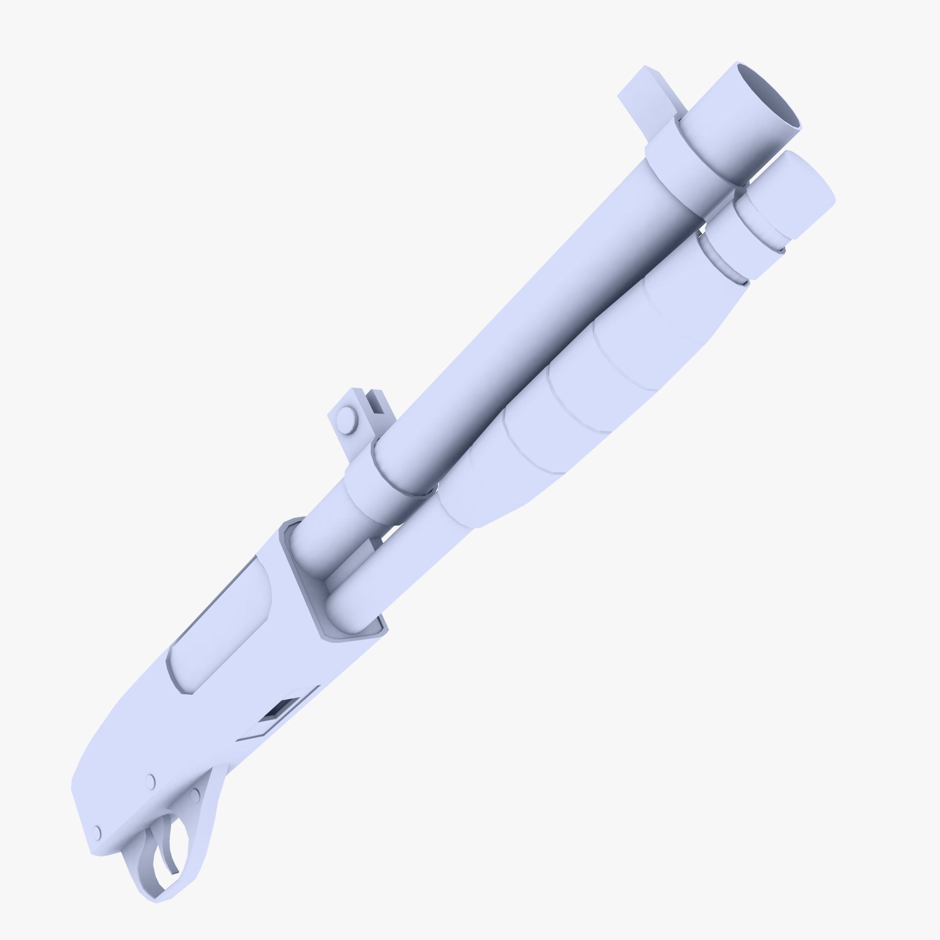 3D model Masterkey Shotgun Attachment VR / AR / low-poly | CGTrader