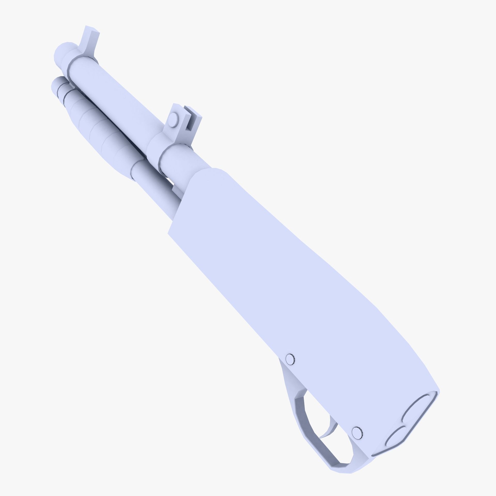 3D model Masterkey Shotgun Attachment VR / AR / low-poly | CGTrader