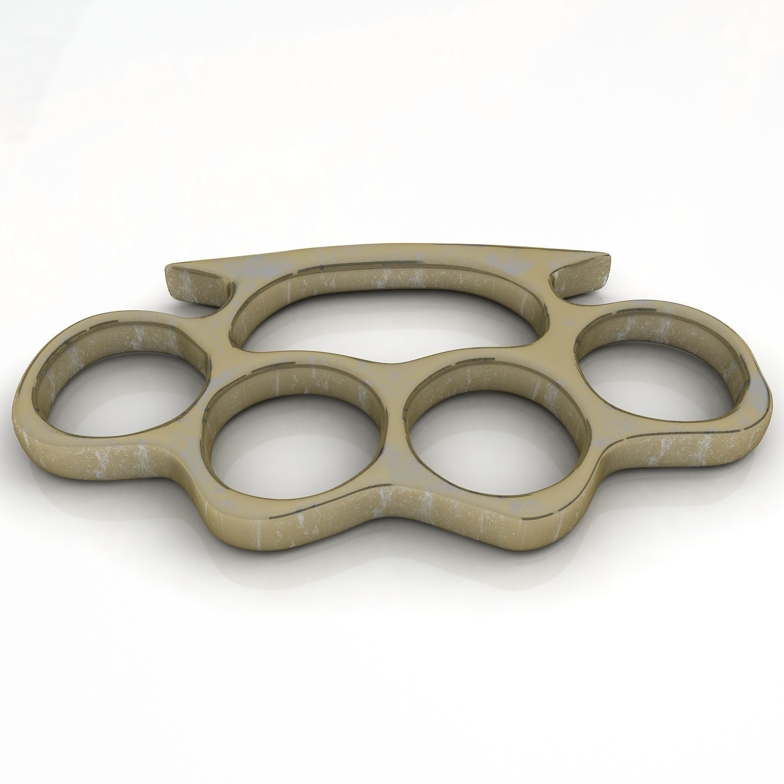Knuckle Dusters high and low poly free VR / AR / low-poly 3D model ...