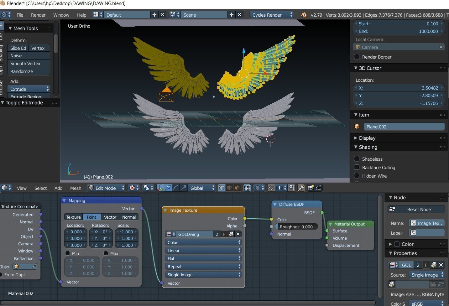 3D model ANGEL WING low poly or Medium poly VR / AR / low-poly | CGTrader