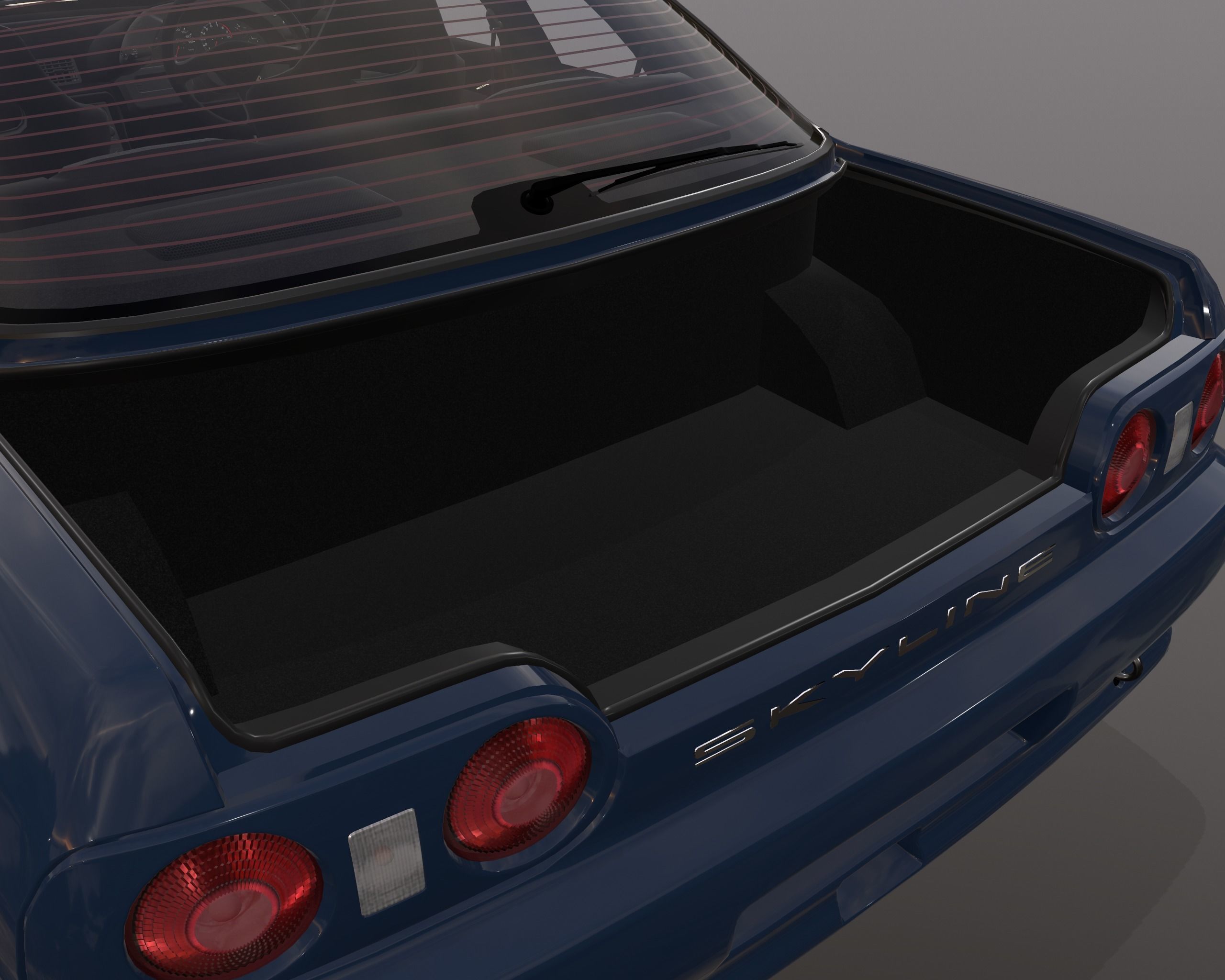 3D model Nissan Skyline R32 GTS-t VR / AR / low-poly | CGTrader