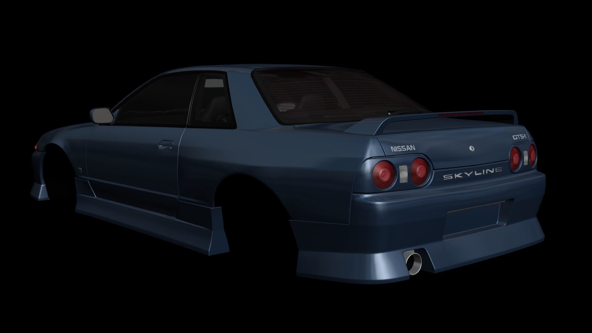 3D model Nissan Skyline R32 GTS-t VR / AR / low-poly | CGTrader