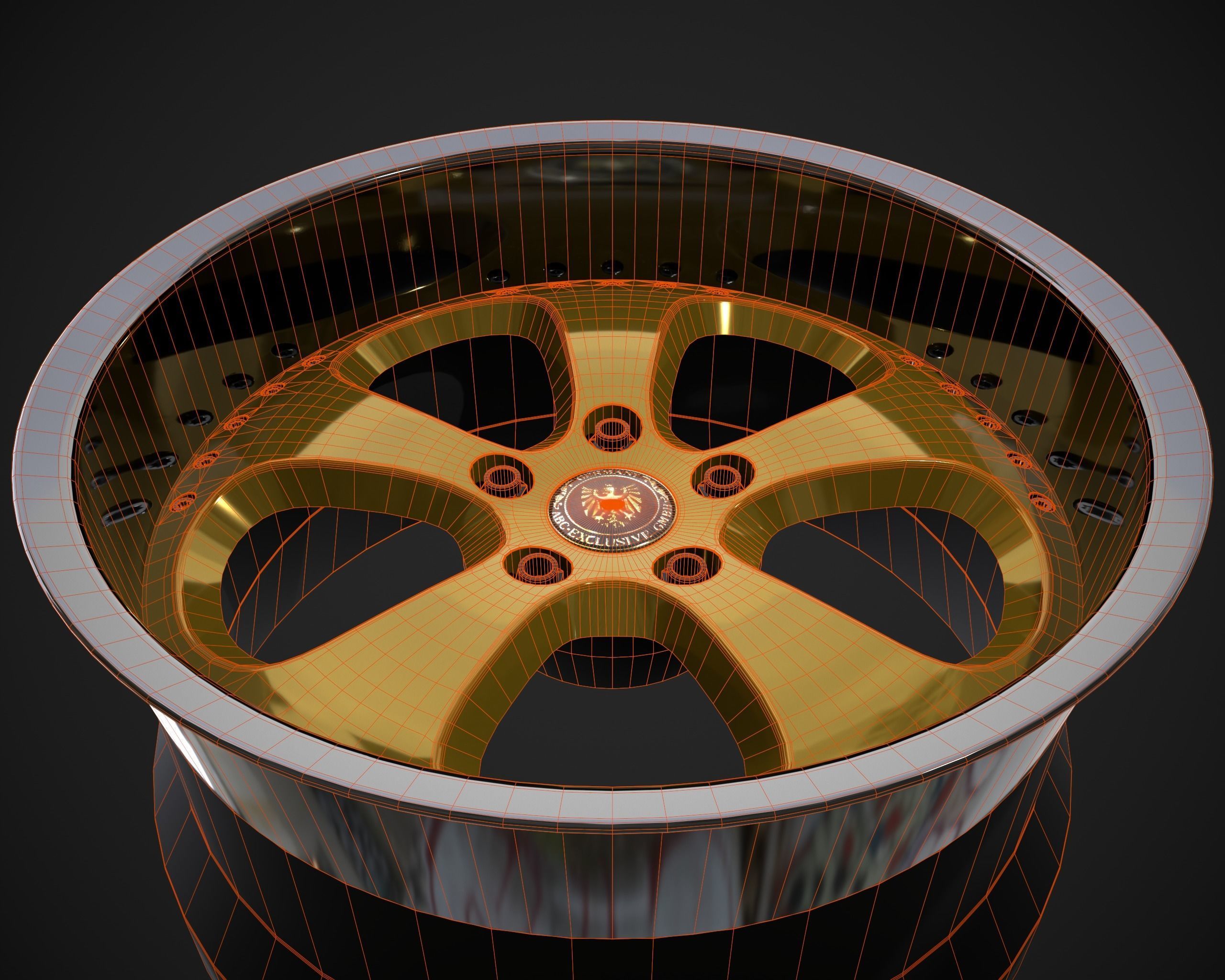 3D model Enkei ABC rim VR / AR / low-poly | CGTrader