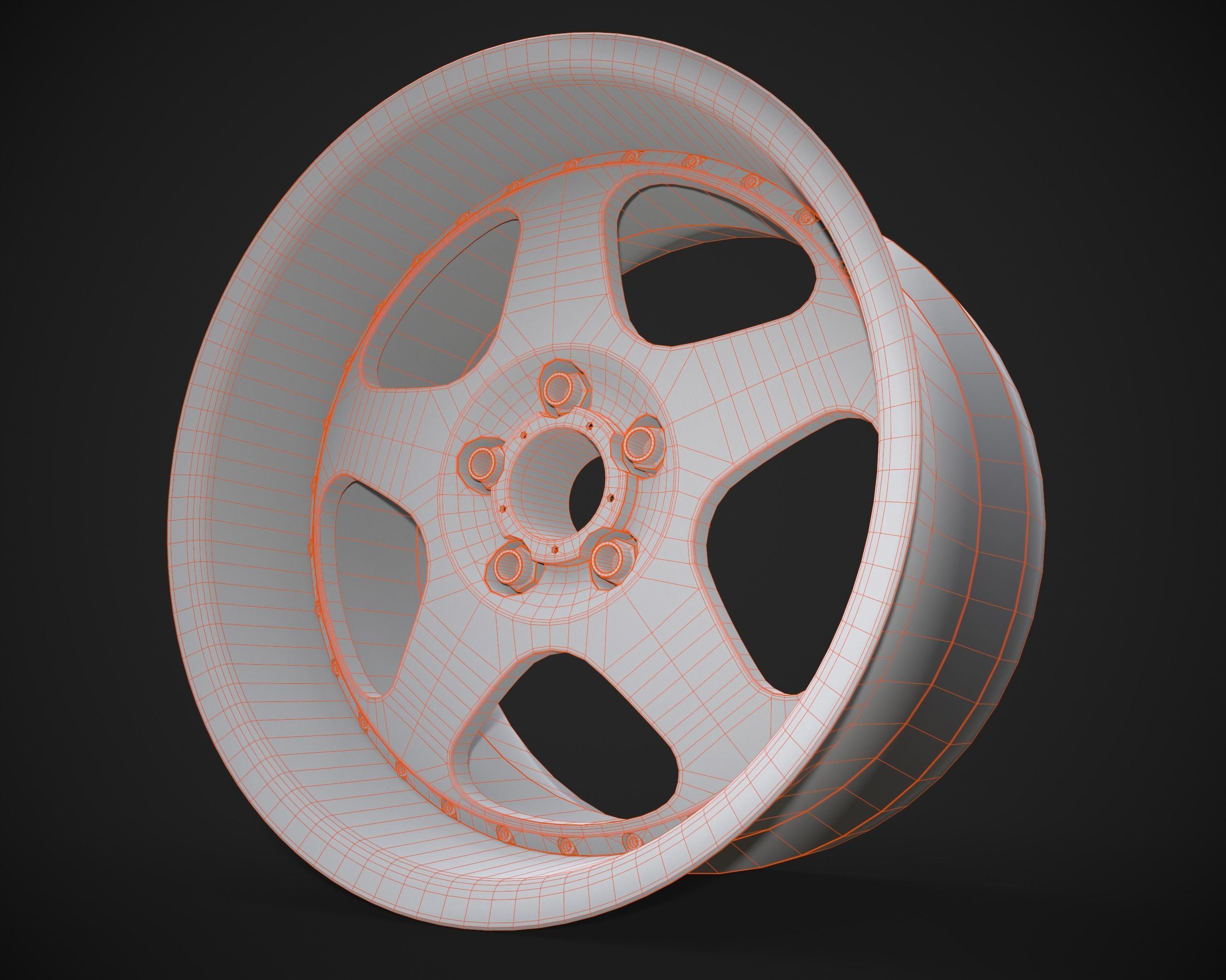 3D model SSR Koenig rim VR / AR / low-poly | CGTrader