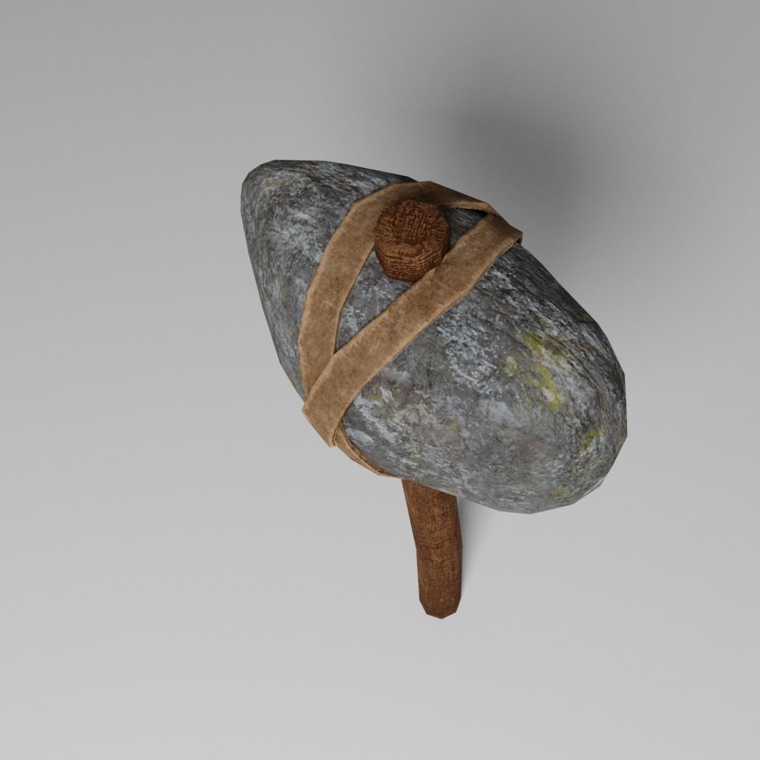 Primitive Neanderthal Axe free 3D model | CGTrader