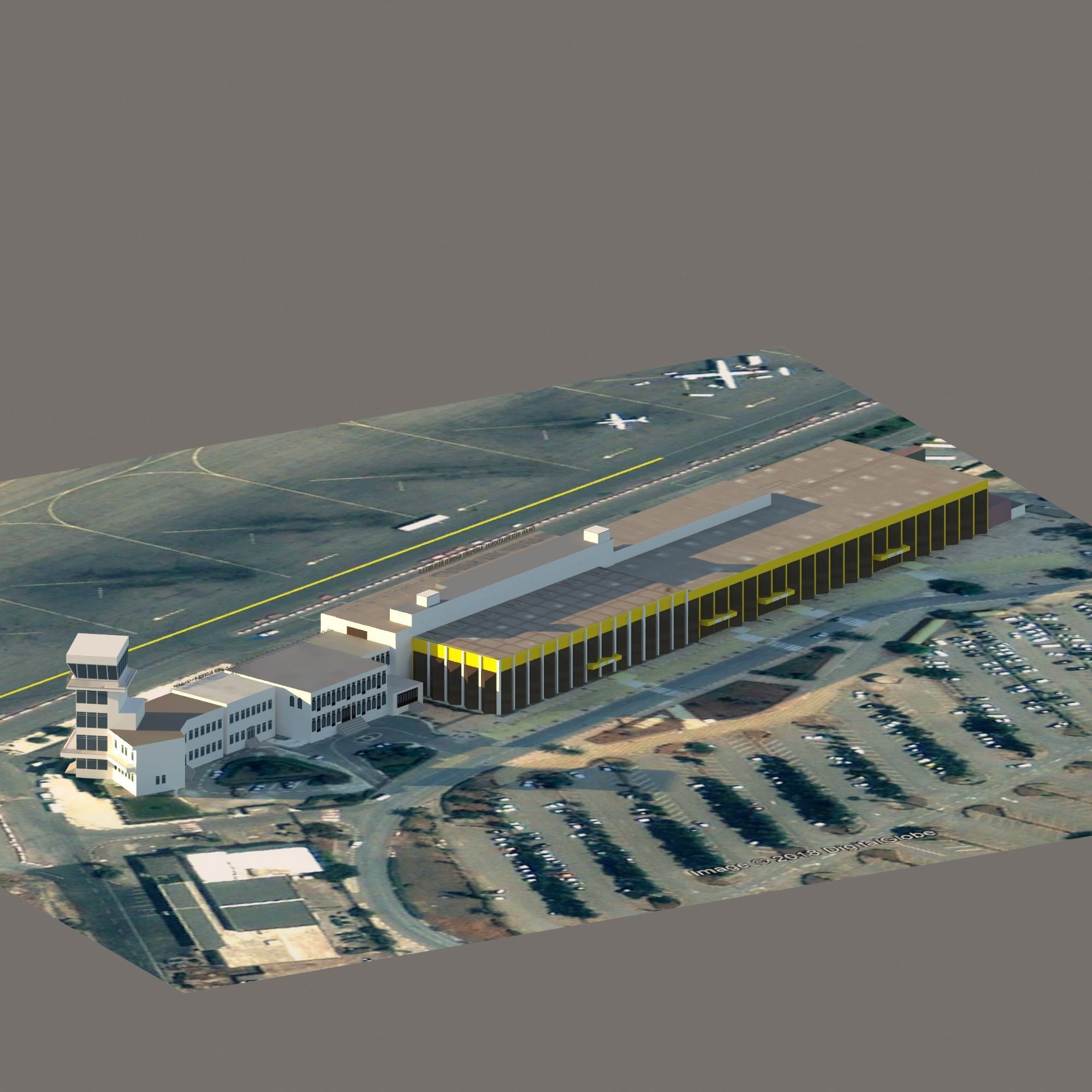 3D model Oran Es Senia Airport VR / AR / low-poly | CGTrader