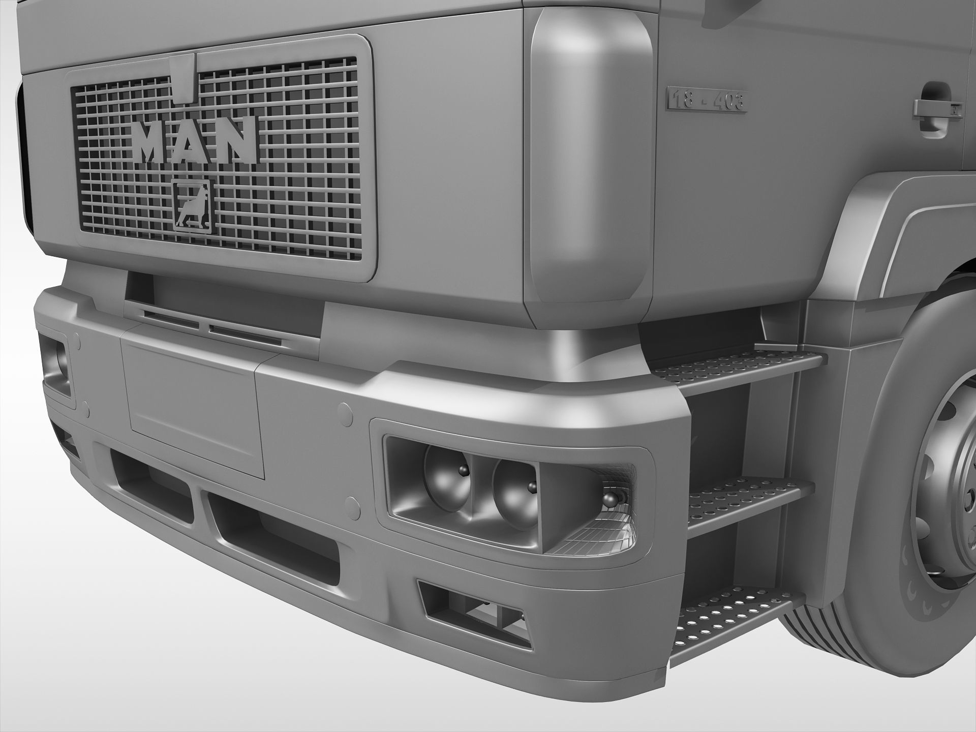 MAN F2000 3D model | CGTrader