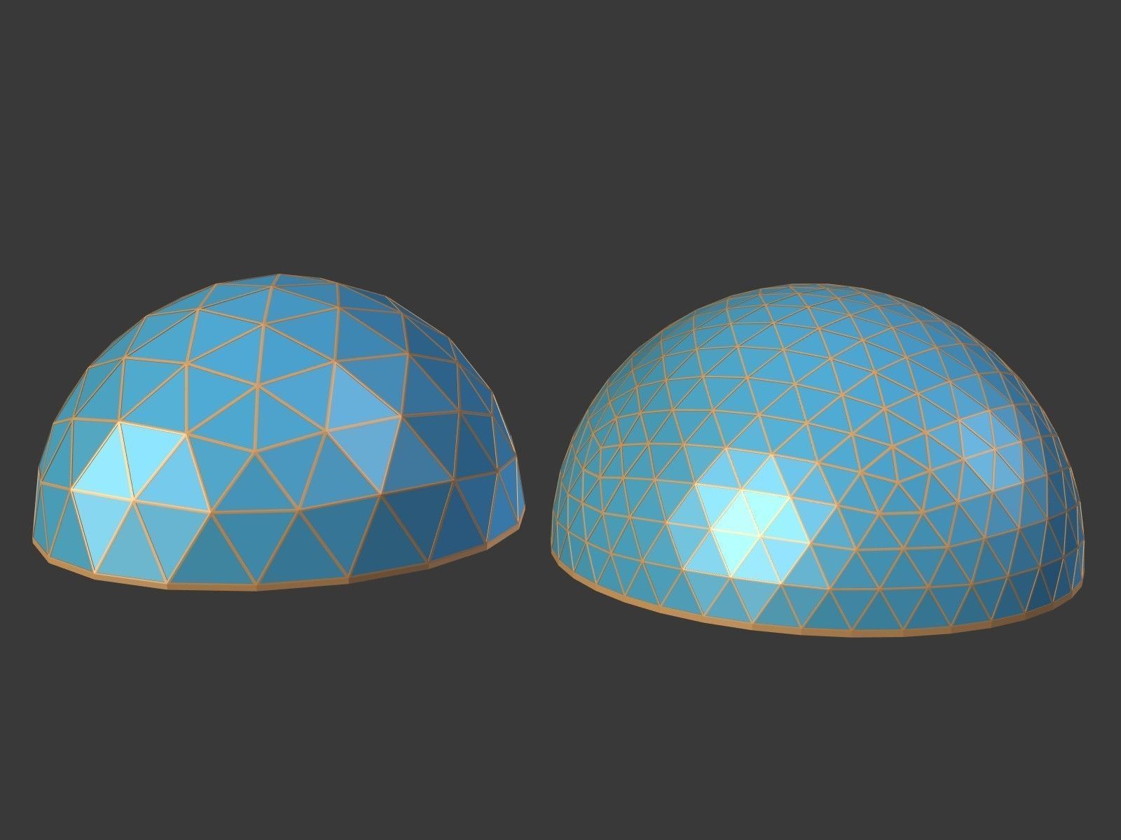 3D model Geodesic Dome VR / AR / low-poly | CGTrader