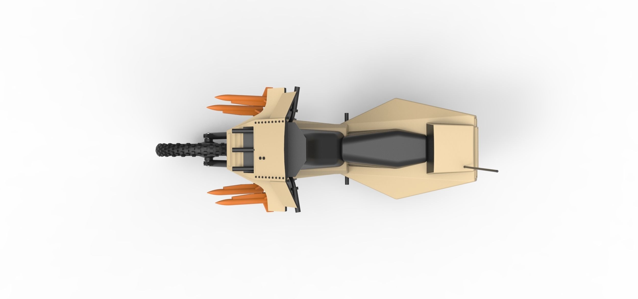 Diecast model Military bike from Megaforce 1982 Scale 1 to 12 3D model ...