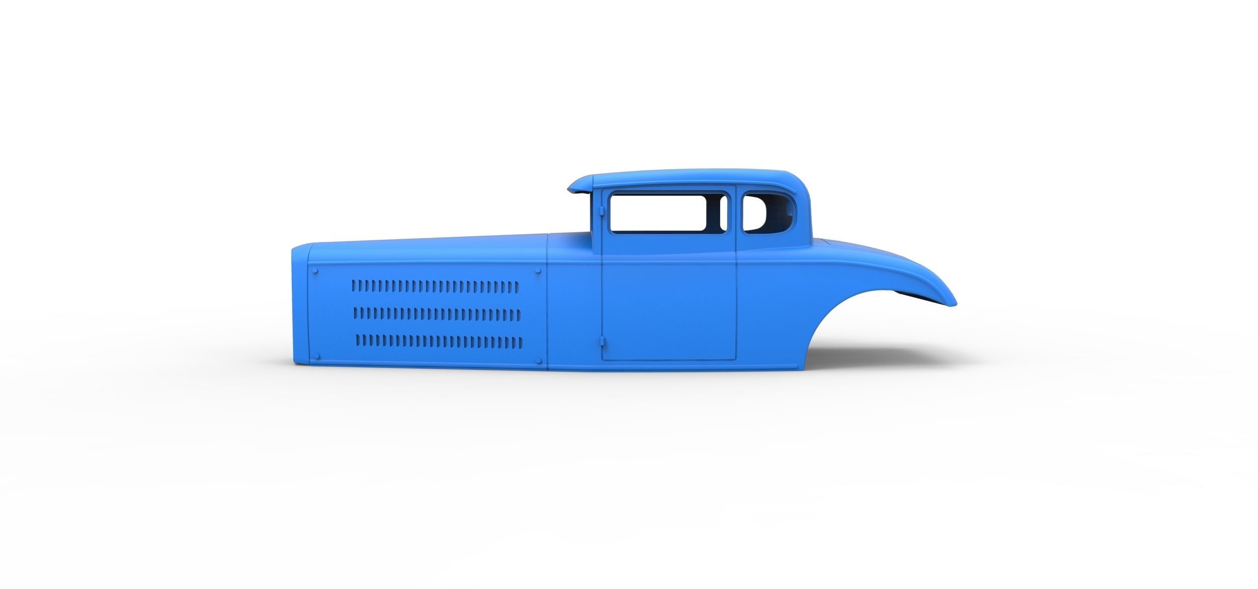 Diecast shell model for Hot rod Scale 1 to 24 3D model 3D printable ...