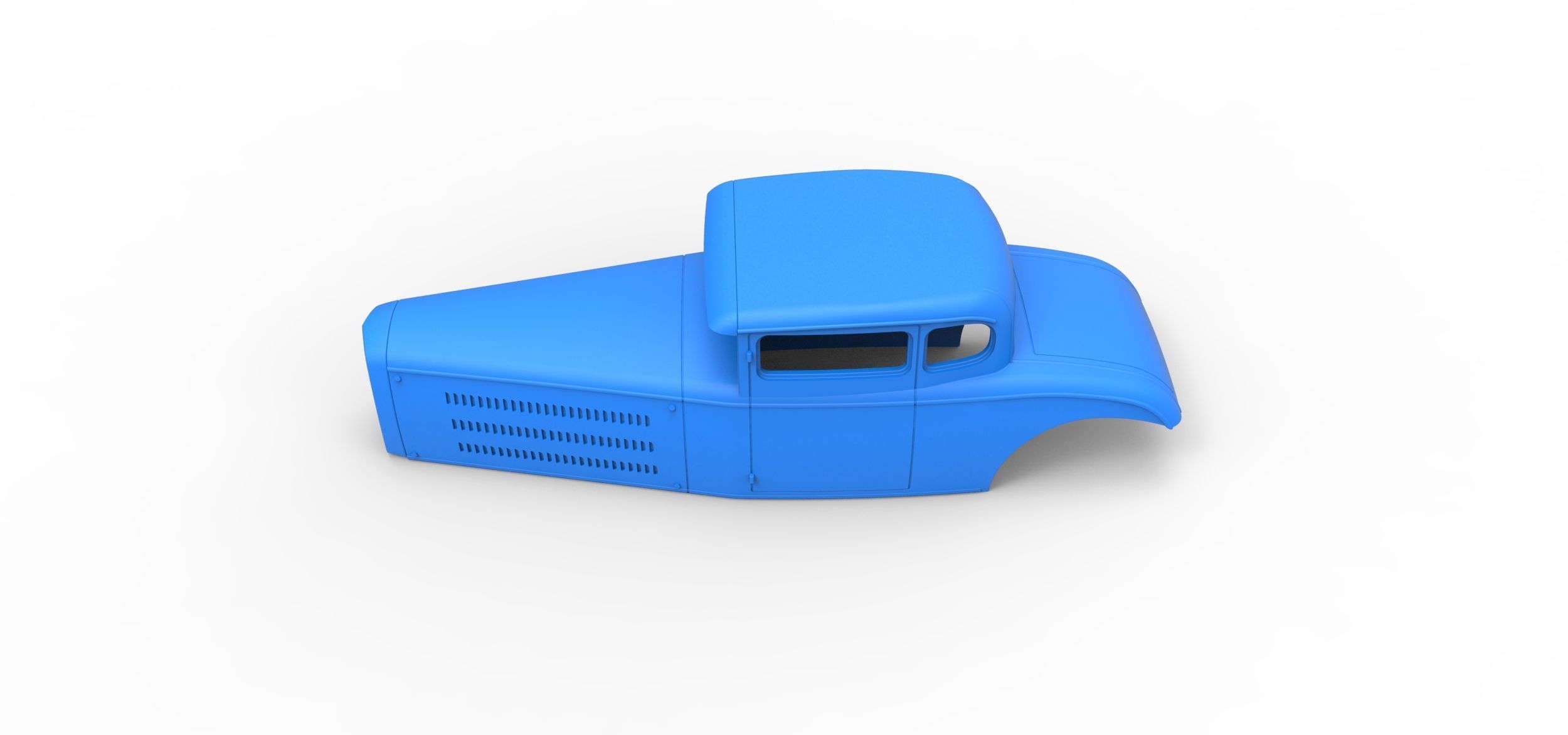 Diecast shell model for Hot rod Scale 1 to 24 3D model 3D printable ...