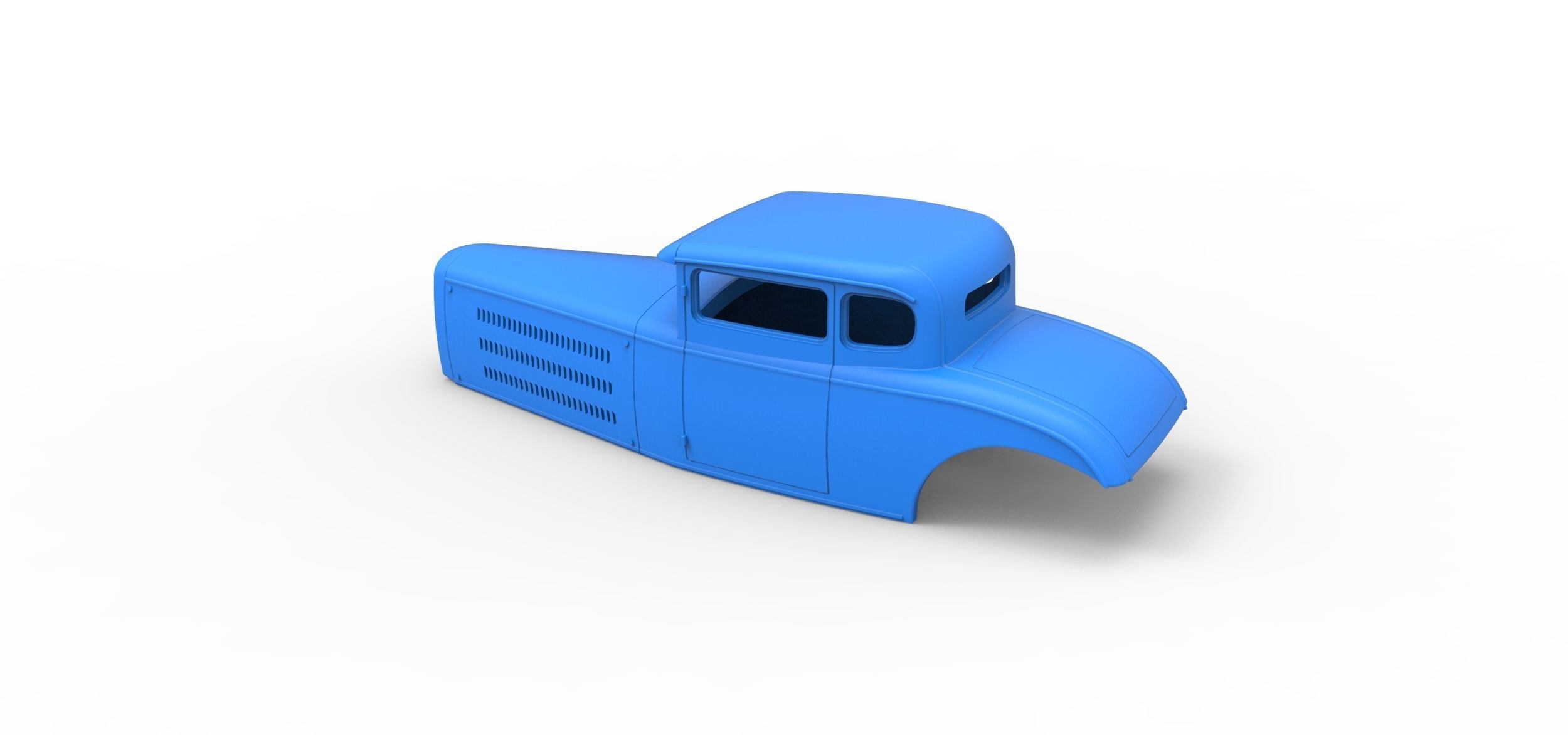Diecast shell model for Hot rod Scale 1 to 24 3D model 3D printable ...