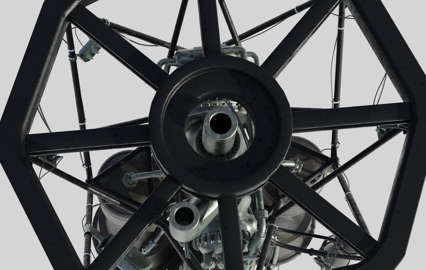 RD-108 Rocket engine 3D model | CGTrader