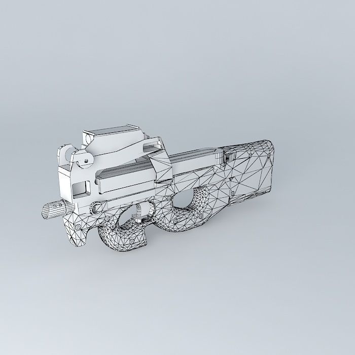 FN P90 free 3D model | CGTrader