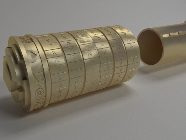 Cryptex Da Vinci Code 3D model | CGTrader