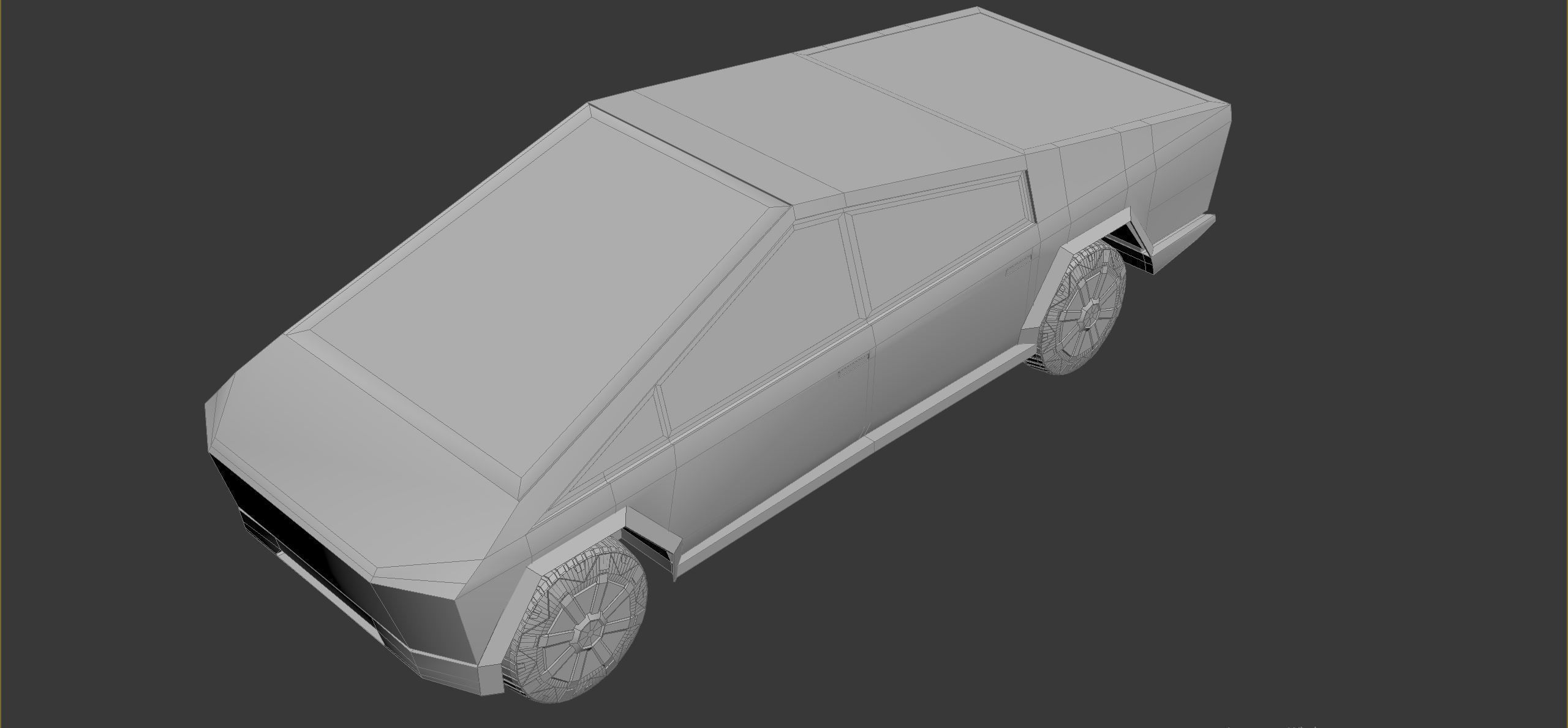 3D model Tesla Cybertruck VR / AR / low-poly | CGTrader