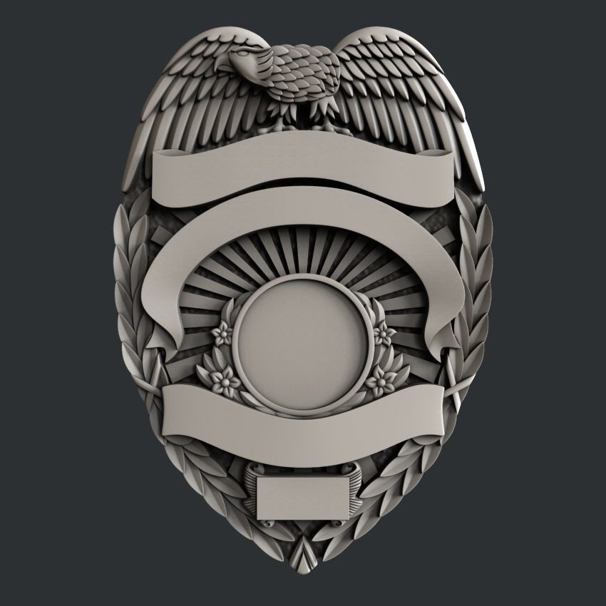 3d STL models for CNC router badge B5 3D model | CGTrader