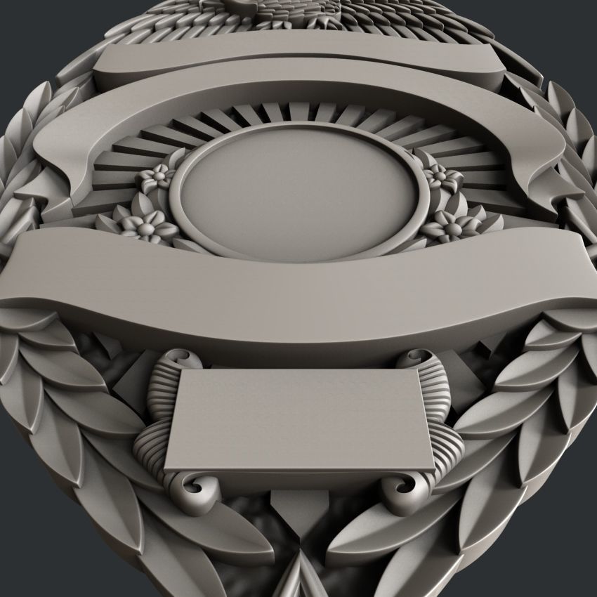 3d STL models for CNC router badge B5 3D model | CGTrader