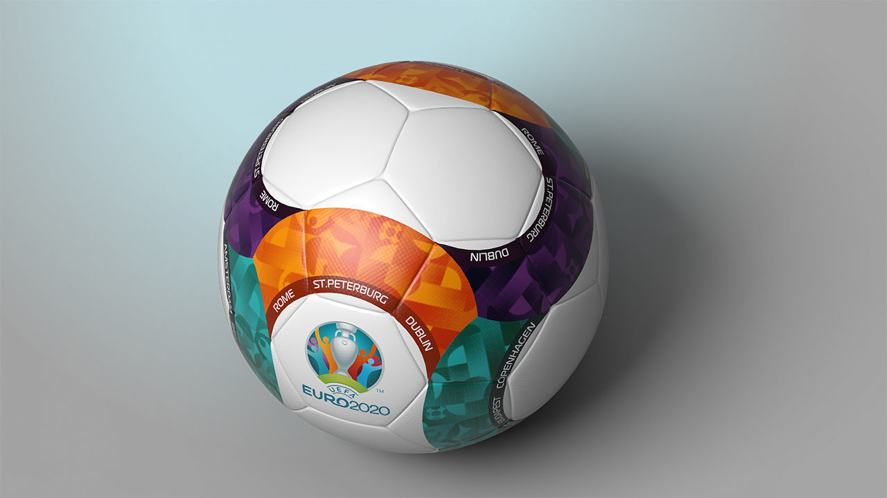 3D model Euro 2020 Official Match Ball VR / AR / low-poly | CGTrader