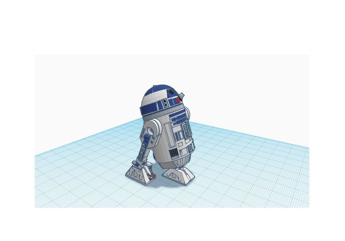R2-D2 star wars r2d2 3D model 3D printable | CGTrader