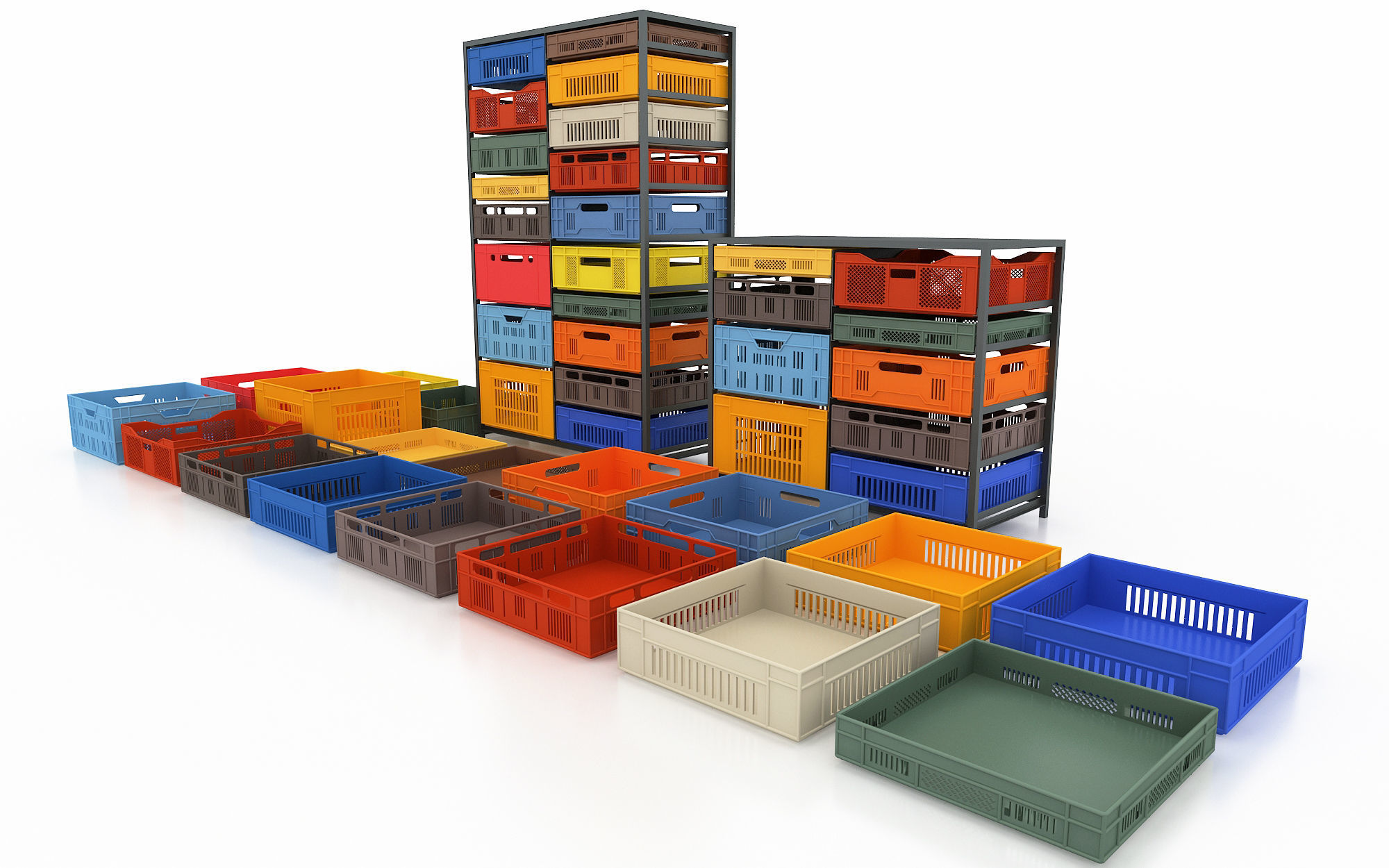 Plastic Mesh Box 3D model 3D model | CGTrader