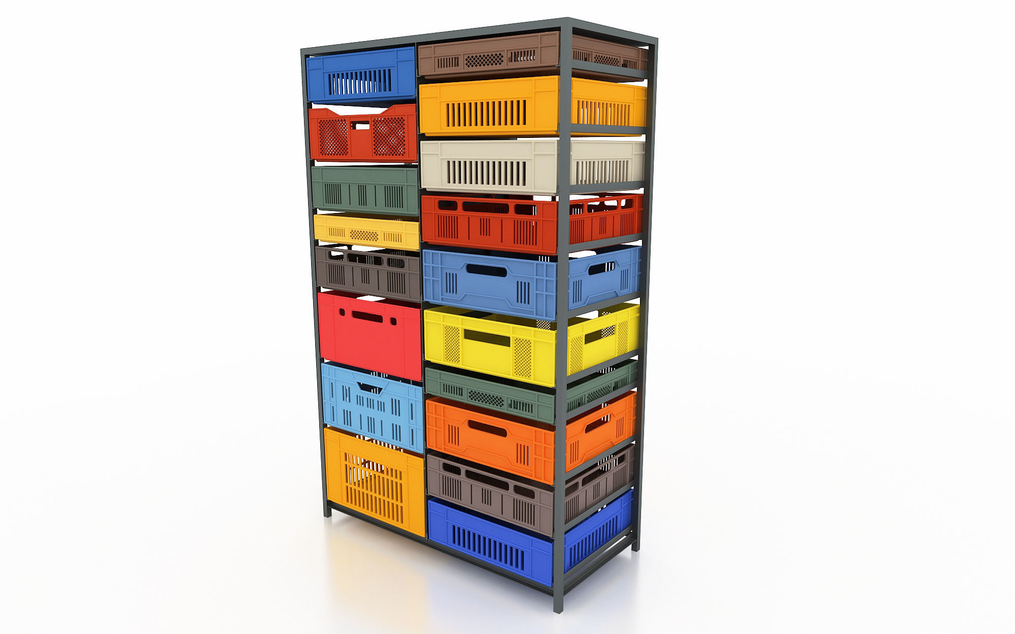 Plastic Mesh Box 3D model 3D model | CGTrader