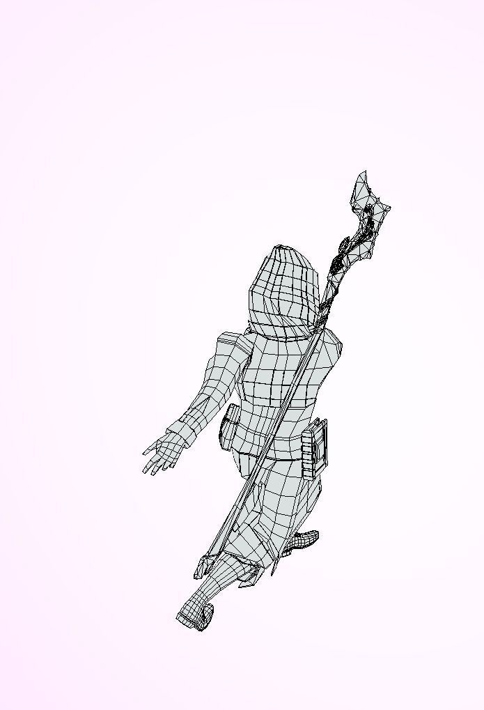 Animated Wizard Character Model 3D model animated rigged | CGTrader