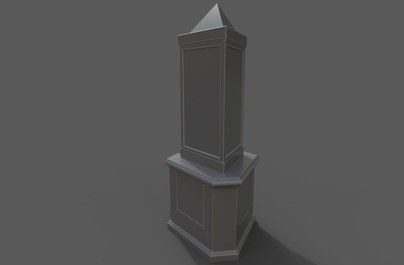 triangle sign 3D model | CGTrader