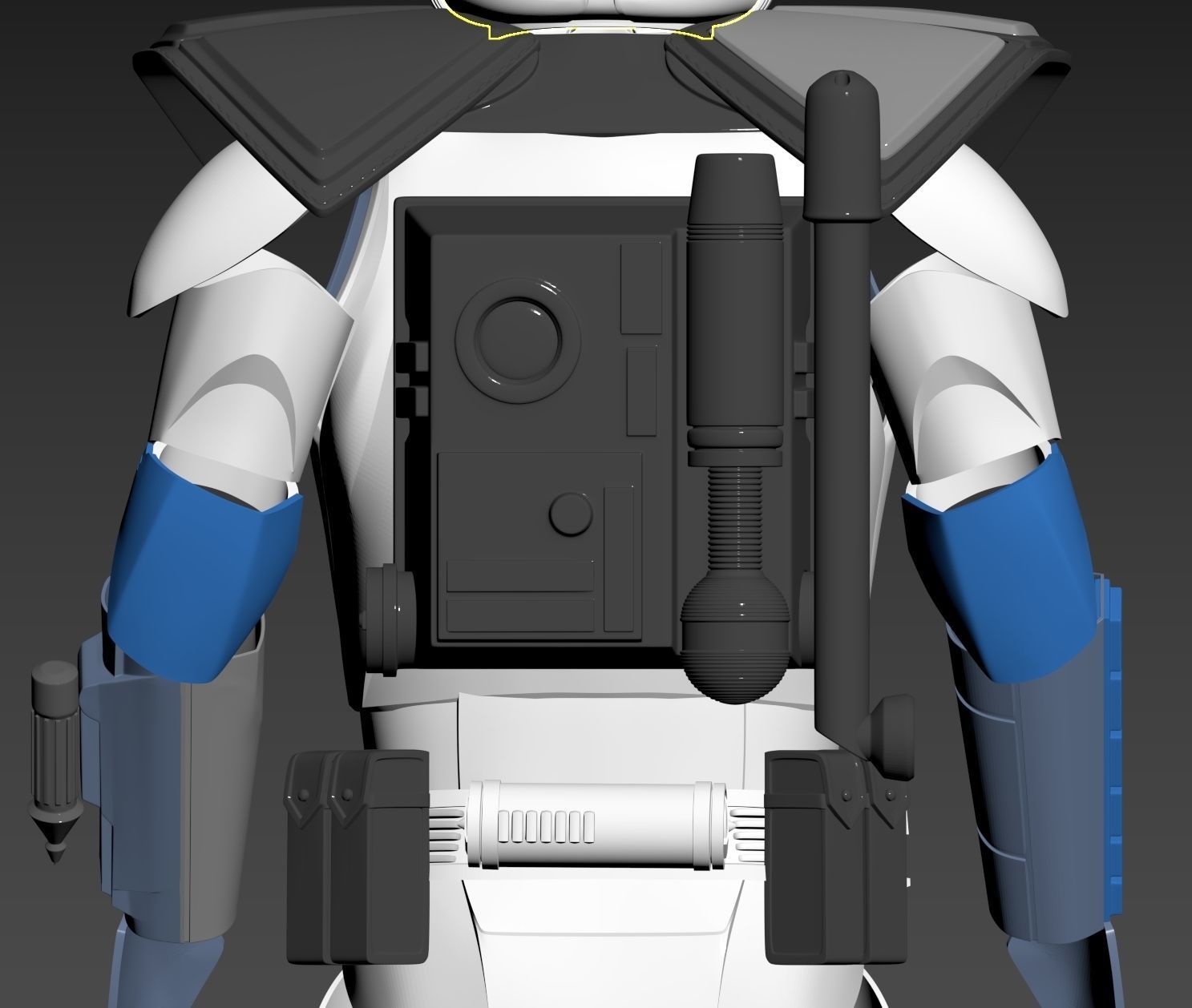 Star Wars ARC Clone Trooper Fives Full Armor Phase 2 3D model 3D ...