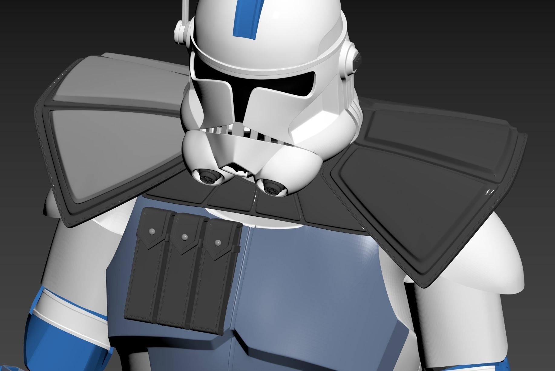 Star Wars ARC Clone Trooper Fives Full Armor Phase 2 3D model 3D ...
