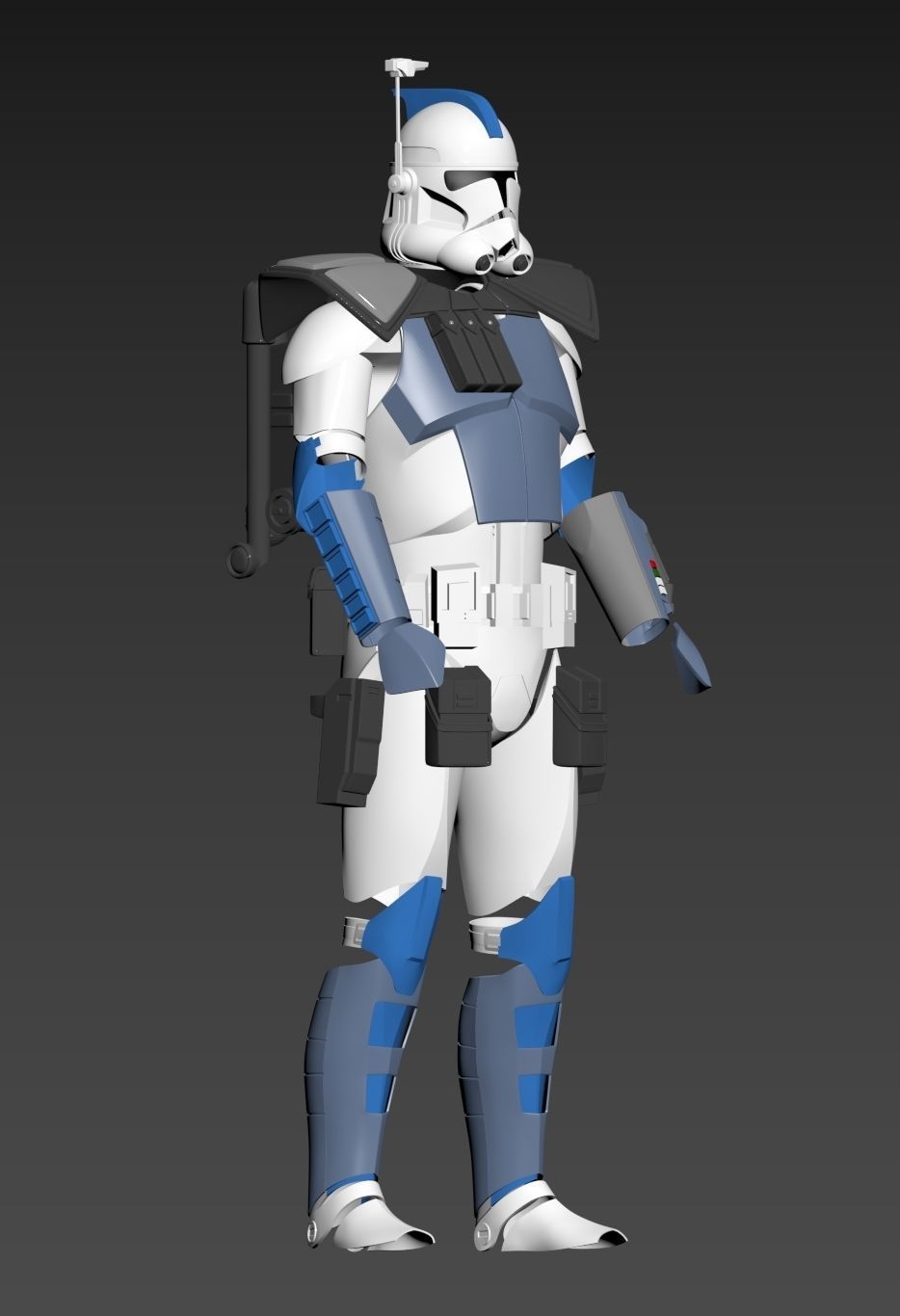 Star Wars ARC Clone Trooper Fives Full Armor Phase 2 3D model 3D ...