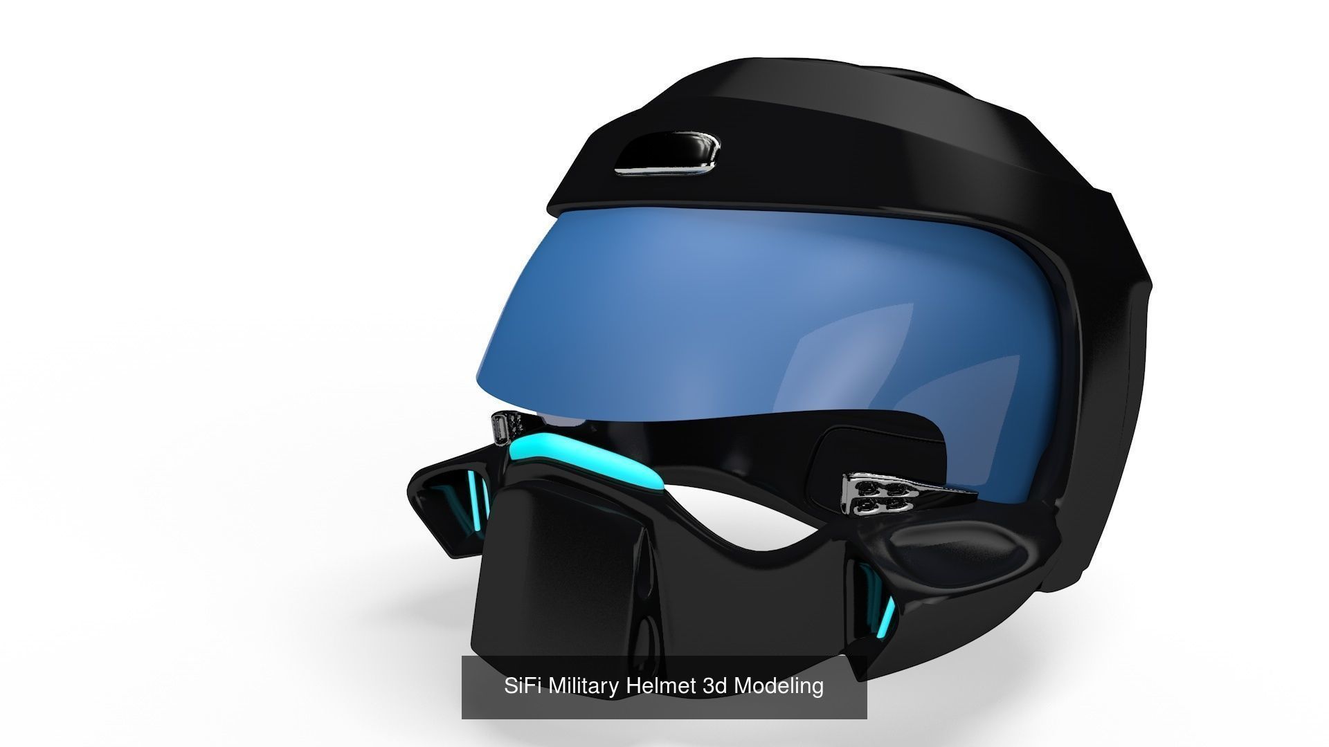 SiFi Military Helmet 3d Modeling Collection 4 in 1 | CGTrader