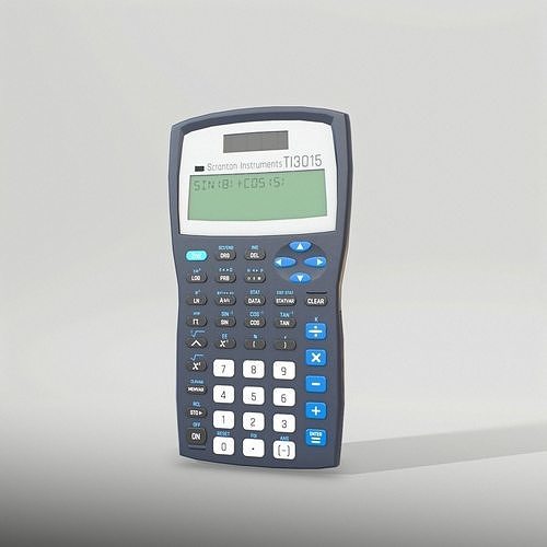 Scientific Calculator 3D model | CGTrader