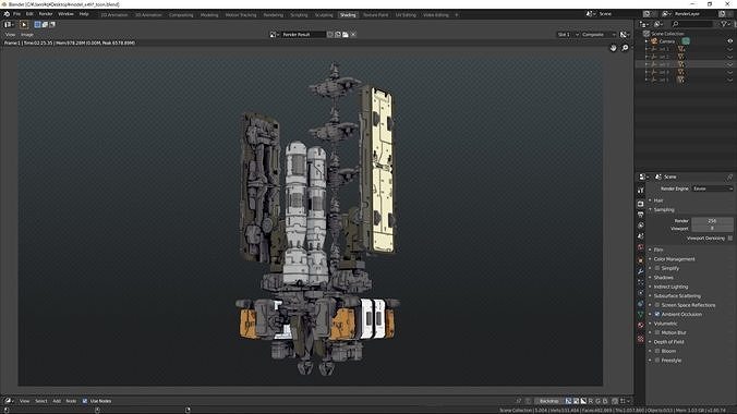 Toon render project file 1 3D model | CGTrader