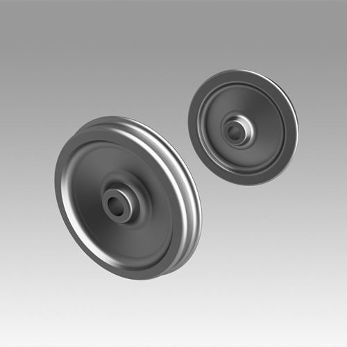 Train wheel 3D model | CGTrader