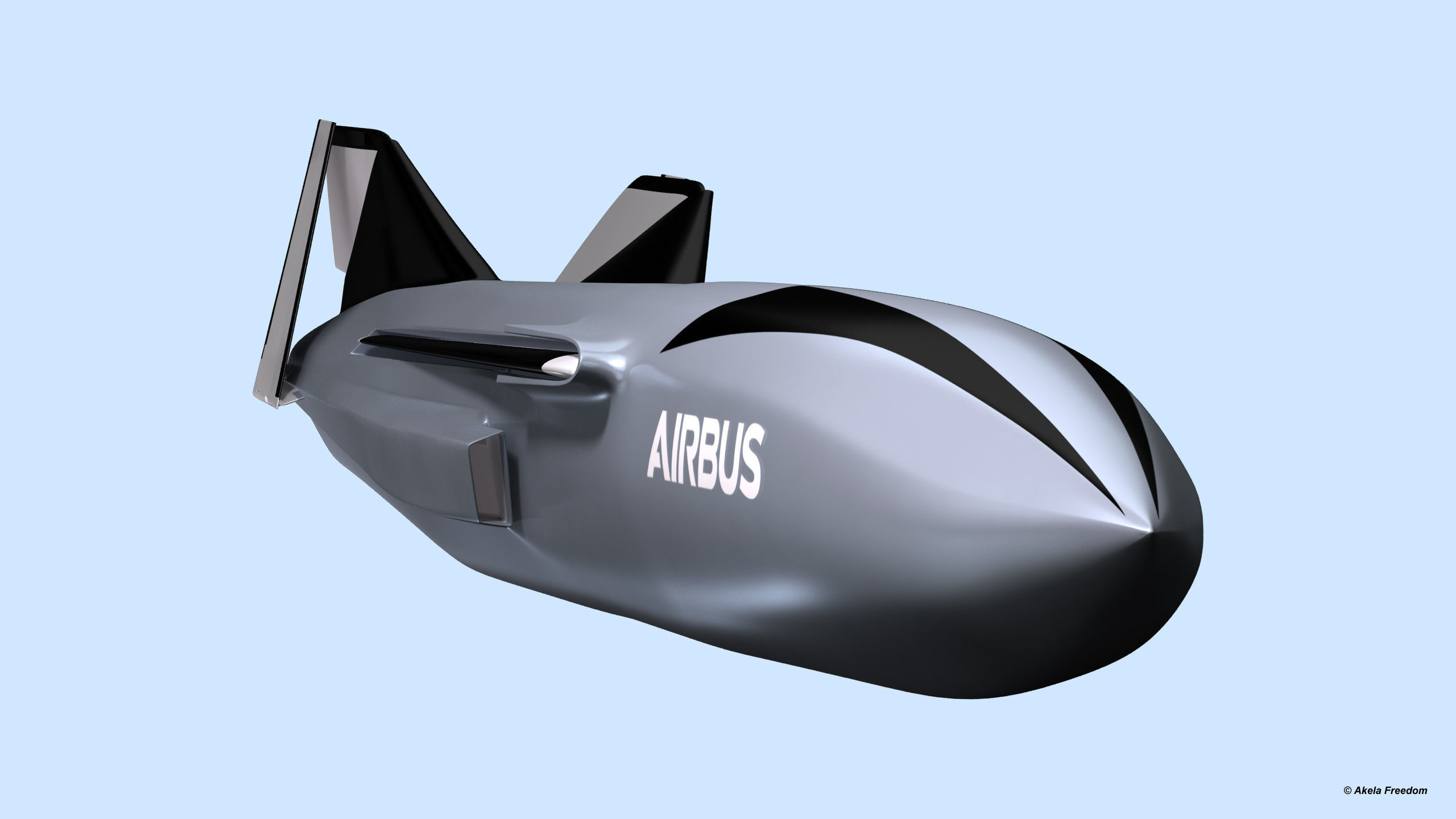 Airbus FCAS Remote Carriers 3D model animated | CGTrader
