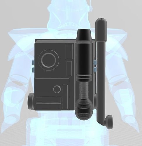 Star Wars ARC Clone Trooper Fives backpack 3D model 3D printable | CGTrader